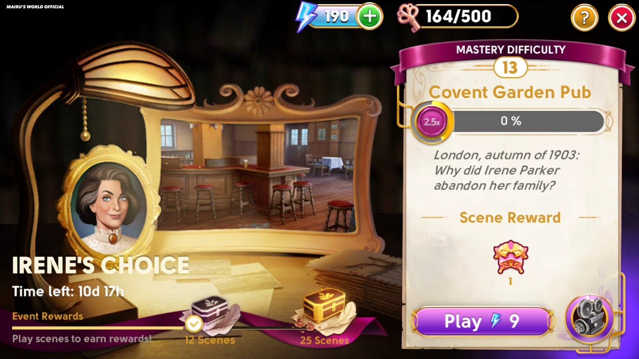 June's Journey Secrets 5 Scene 13 Covent Garden Pub Word Mode 4K - YouTube