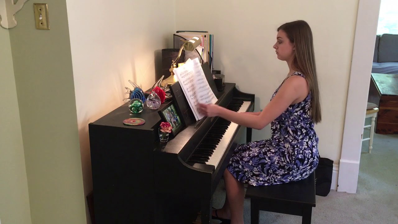 Hannah - 7/17/18 - Sonatina - Spindler - YouTube