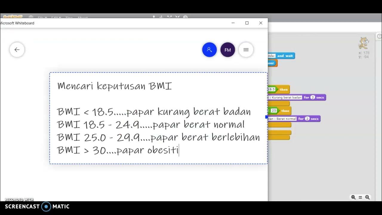 ASK Tingkatan 1 : Pengaturcaraan Scratch - BMI - YouTube