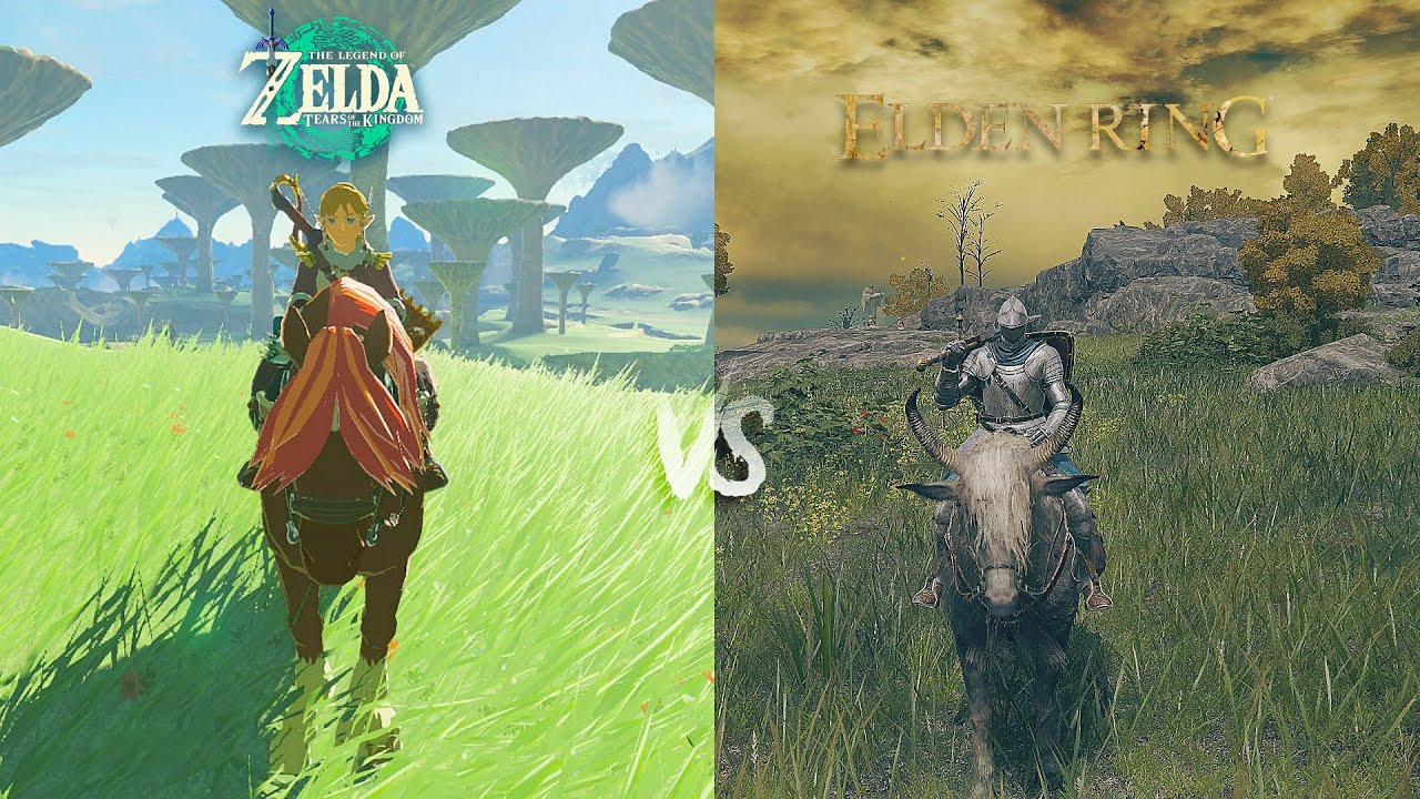 Zelda tears of the Kingdom VS Elden Ring Physics and Details Comparison - Which is better ...