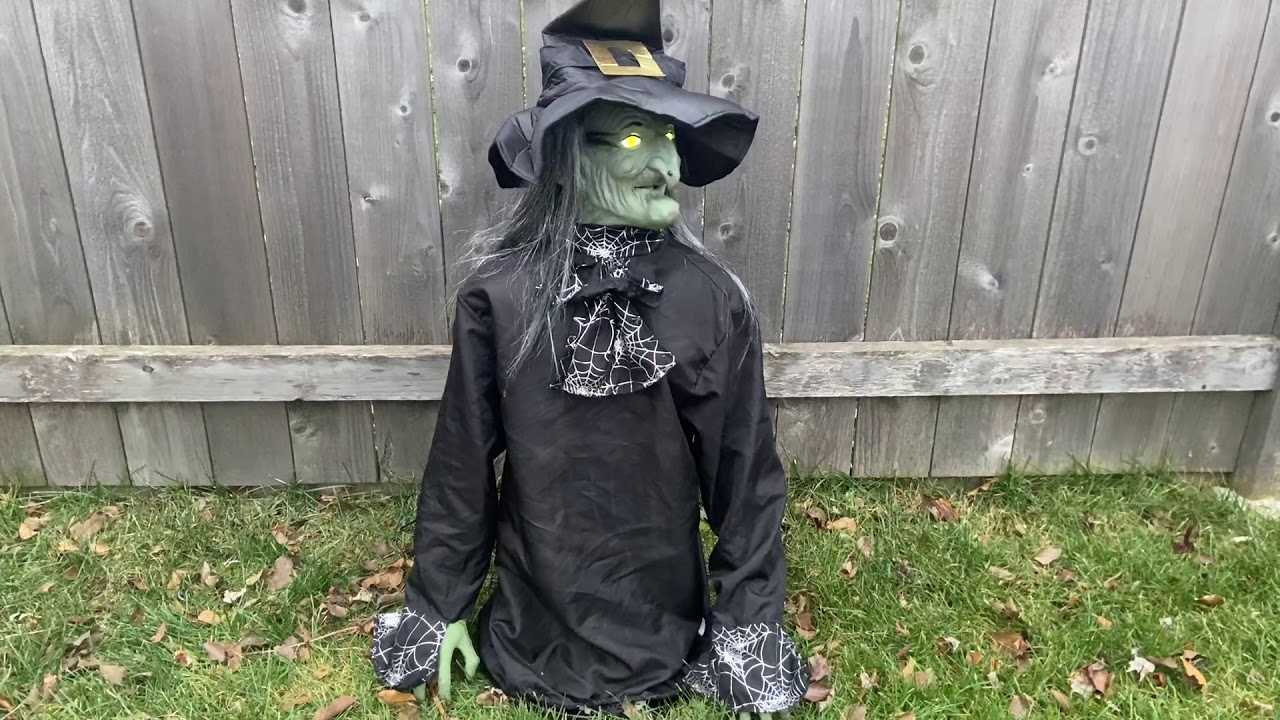 Animated 3.5ft Life-Size Ivana Getup Witch - Gemmy Halloween 2011-12 ...