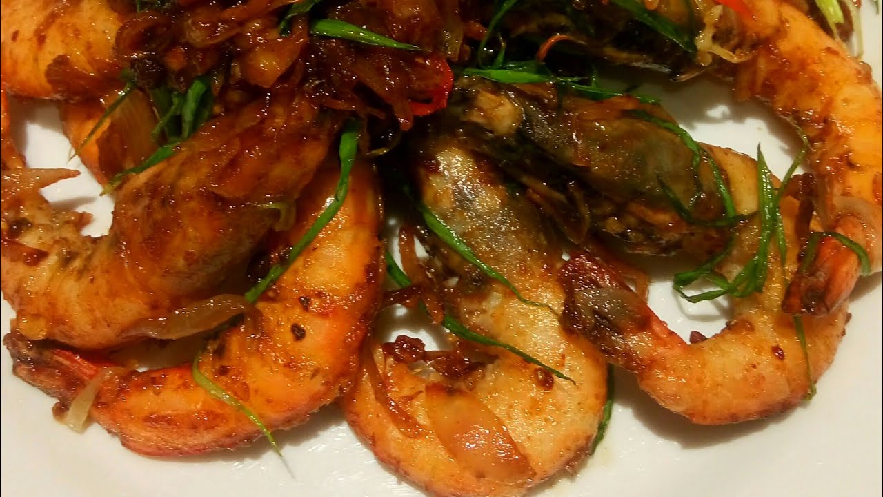 How To Cook Stir Fry Prawns | Prawns with BELACHAN/BELACAN Recipe (OFW ...