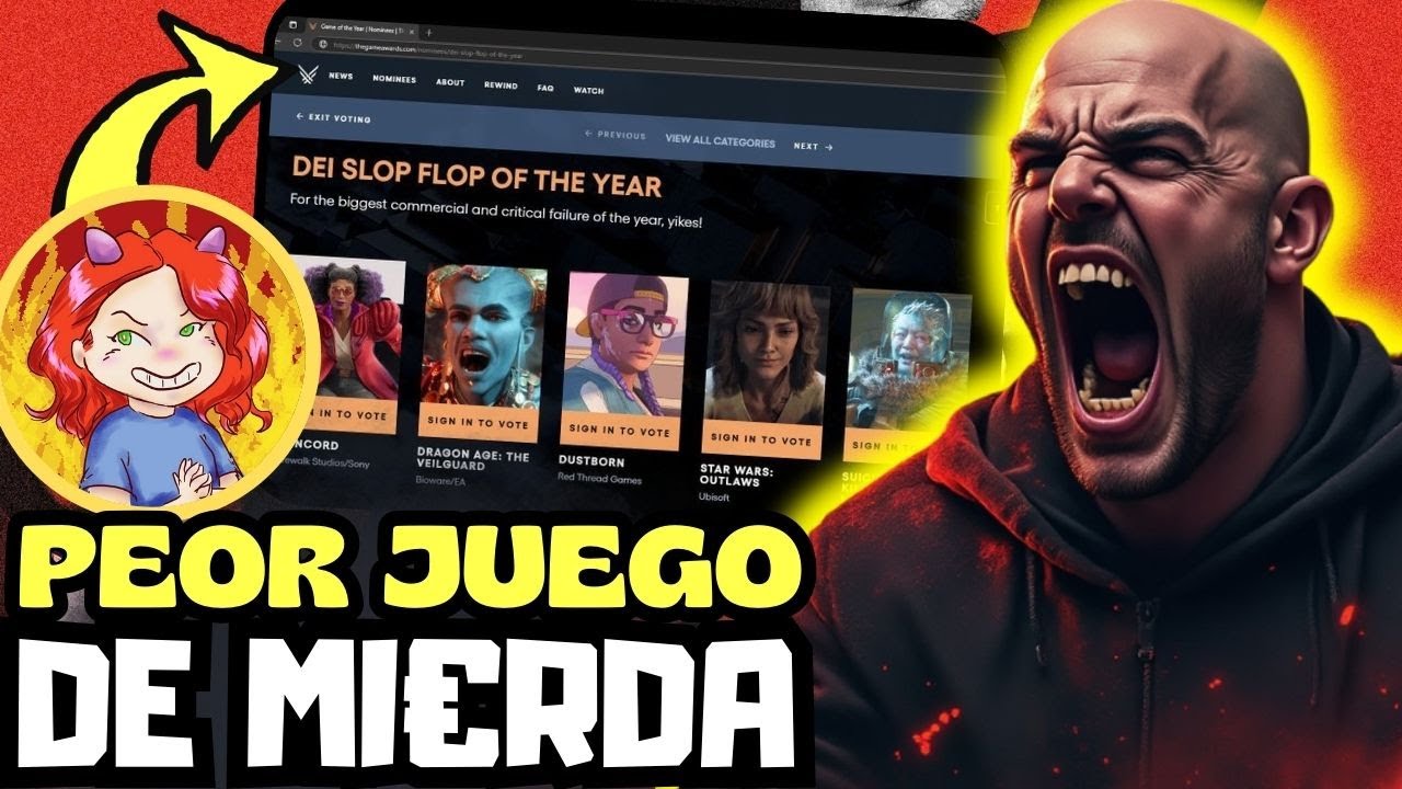 Los REAL GAME AWARDS incluirán premios como "EL JUEGO MI€RDA del AÑO ...