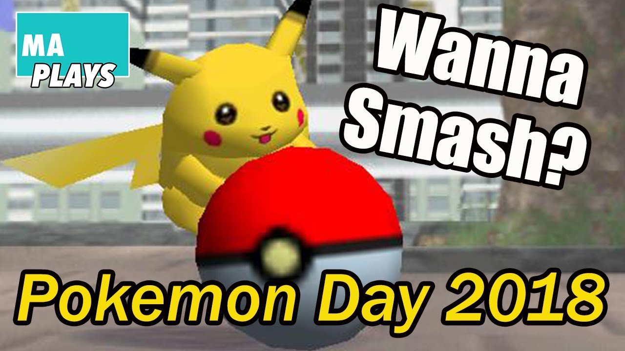 SMASHING with Pikachu for Pokemon Day 2018 - Super Smash Bros (N64 ...