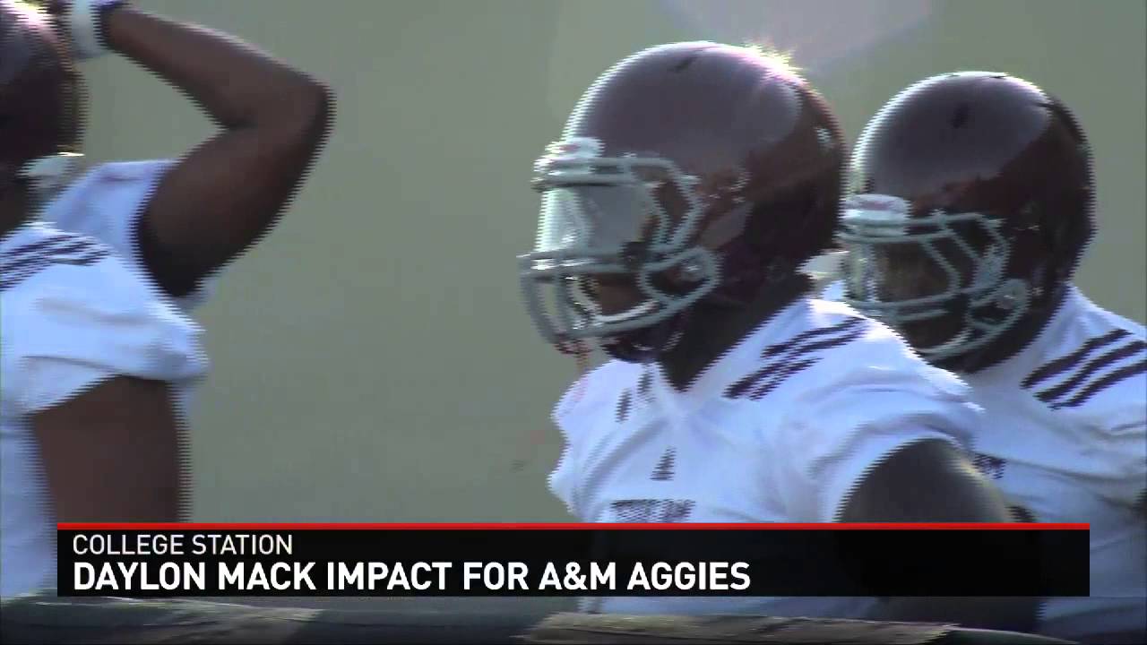Daylon Mack Update at Texas A&M - YouTube