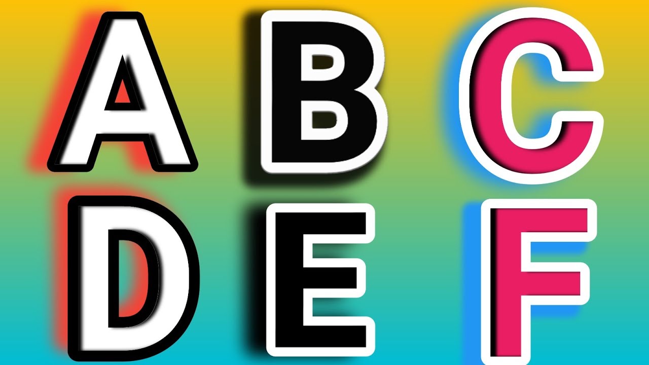 বড় হাতের ইংরেজী ABCD - YouTube