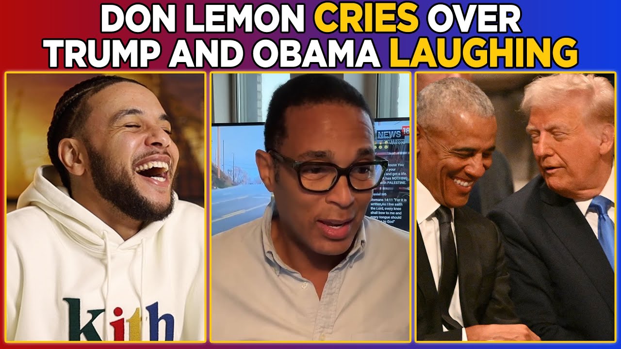 Don Lemon CRIES Over Trump and Obama LAUGHING Together - YouTube