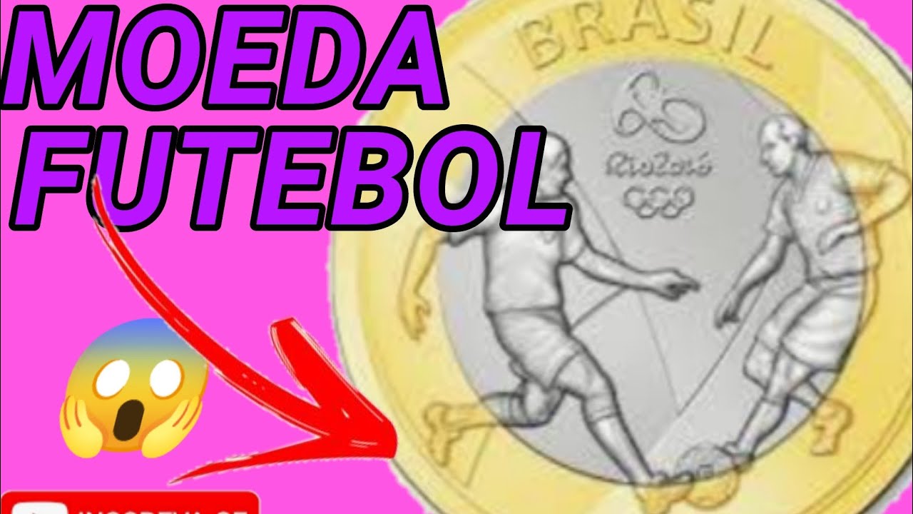 MOEDA De 1 REAL DO FUTEBOL OLIMPIADAS RIO 2016, QUAL SERÁ SEU VALOR🤔 ...