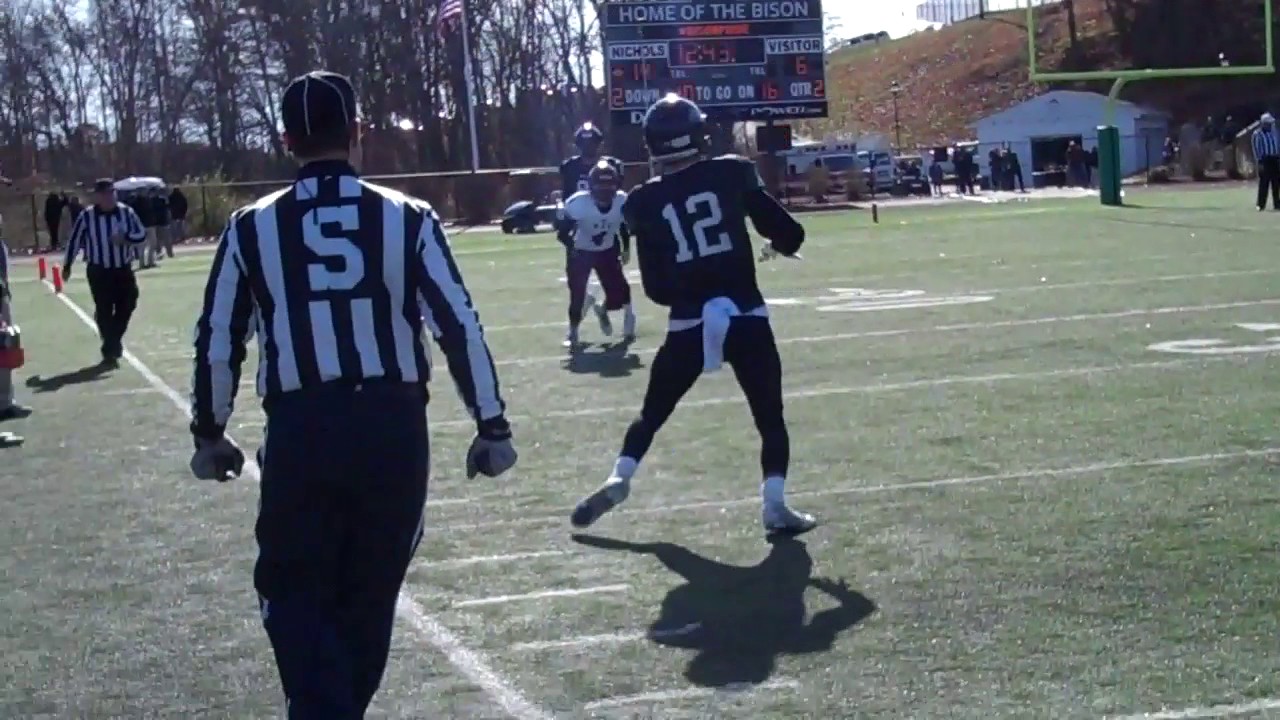 2016 Nichols College football vs MIT 11-12-16 - YouTube