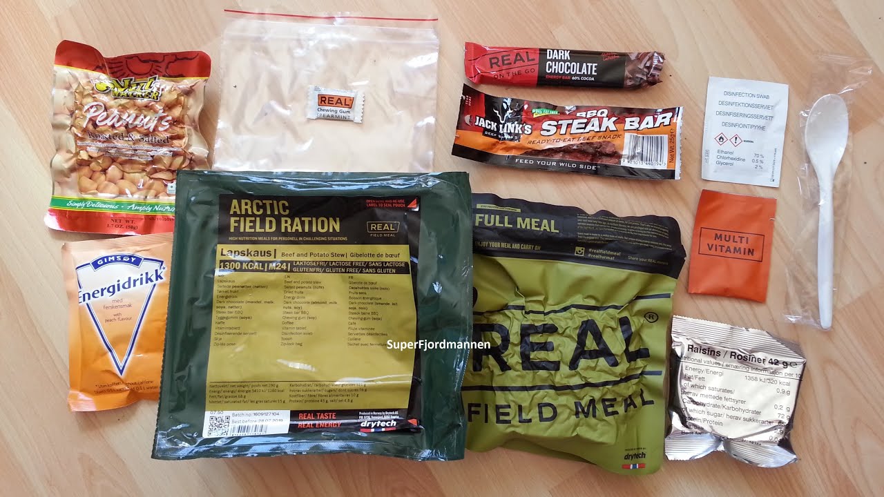 Norwegian MRE Arctic Field Ration Menu 24: Beef and Potato Stew - YouTube