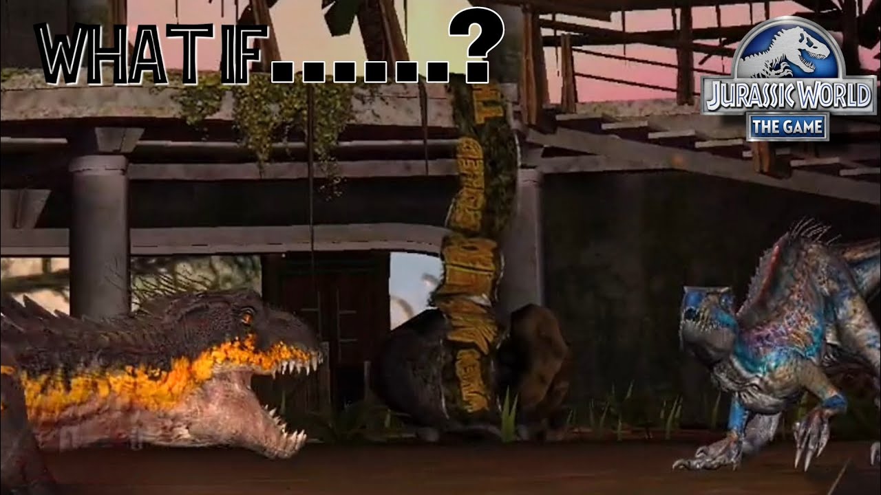 WHAT IF..... INDORAPTOR FACED IT'S SIBLING INSTEAD OF BLUE - Jurassic ...