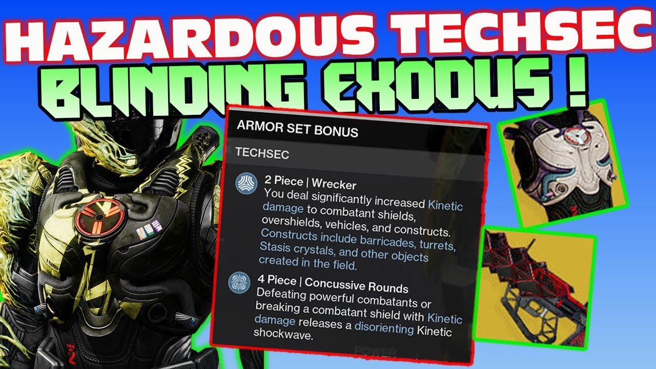 Blinding Rockets! Hazardous Propulsion Is INCREDIBLE With Techsec Gear Set! - Destiny 2 EOF ...