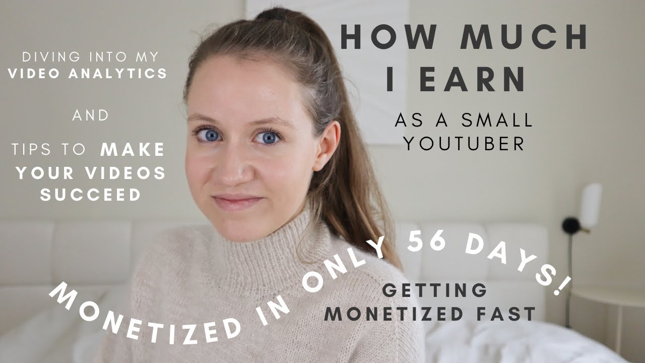 HOW I GOT MONETIZED IN LESS THAN 2 MONTHS | MY FIRST YOUTUBE PAYCHECK ...