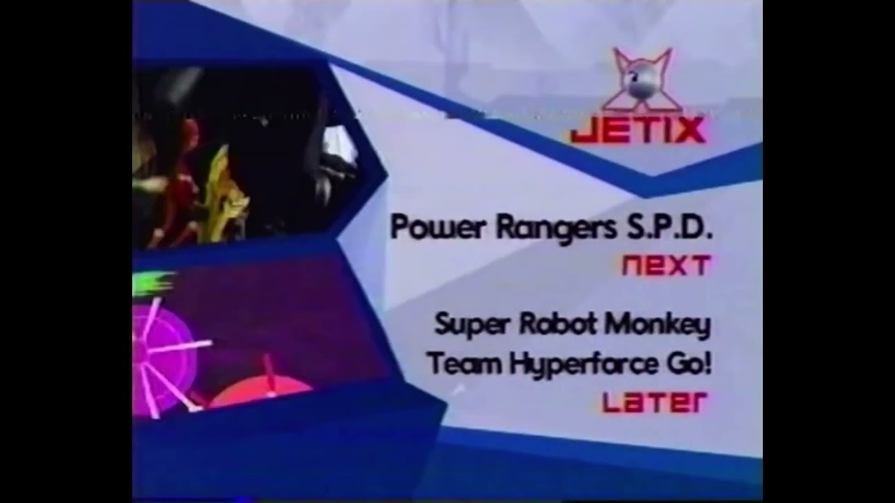Jetix on Toon Disney Block Next/Later Bumper (Power Rangers S.P.D. to ...