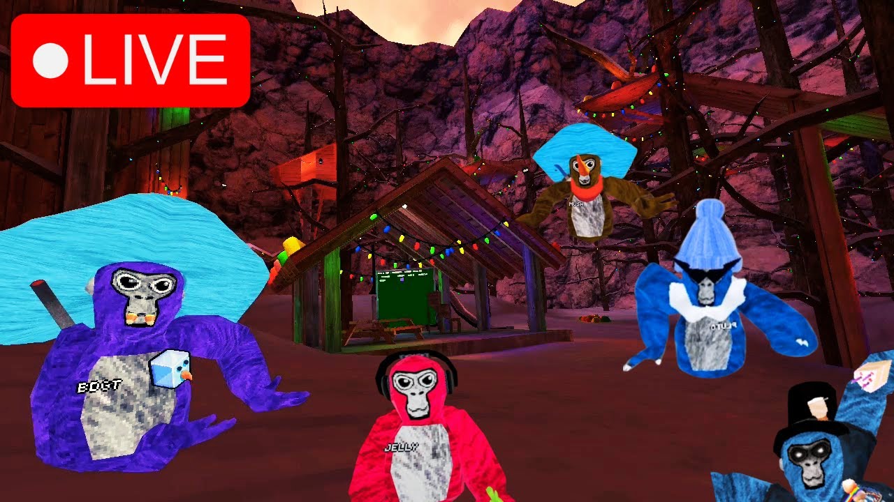 🔴GORILLA TAG CHRISTMAS LIVE!🔴 - YouTube