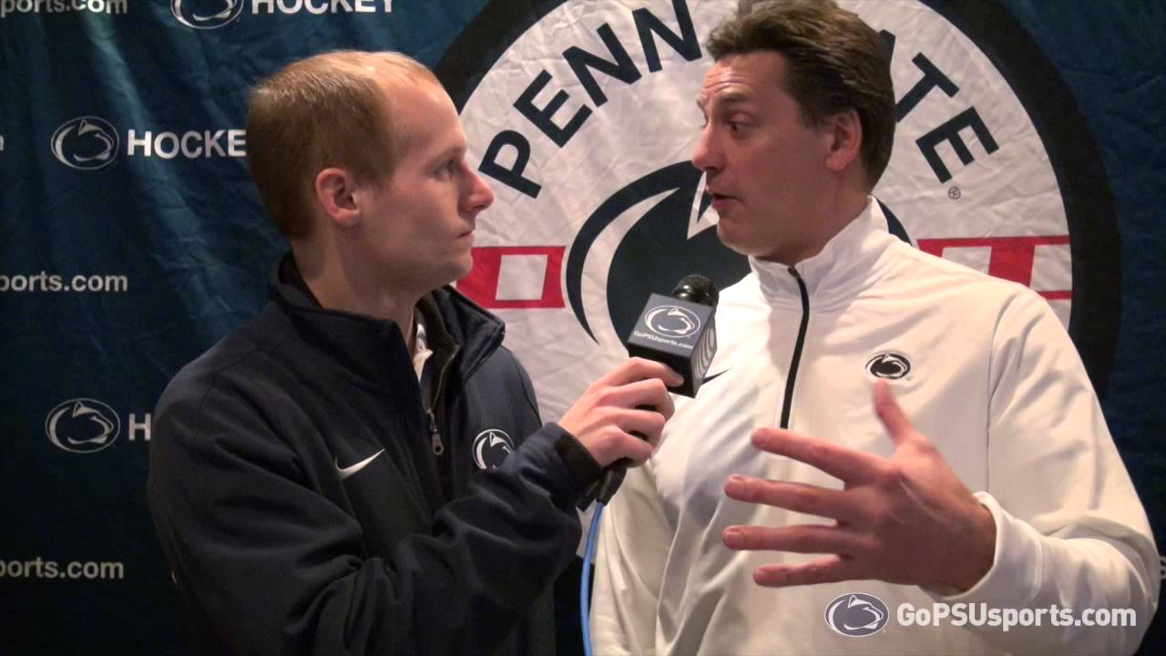 Penn State Hockey Practice Update - Guy Gadowsky (1/22/15) - YouTube
