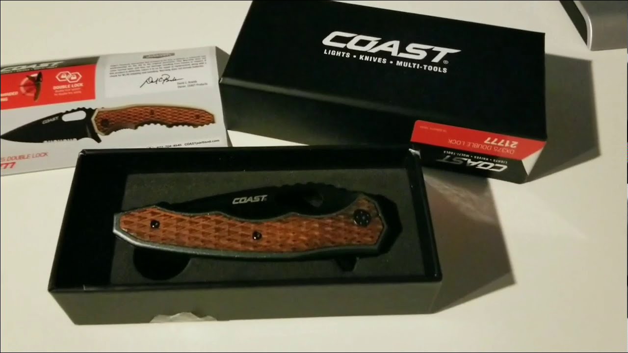 Coast folding knife quick review - YouTube