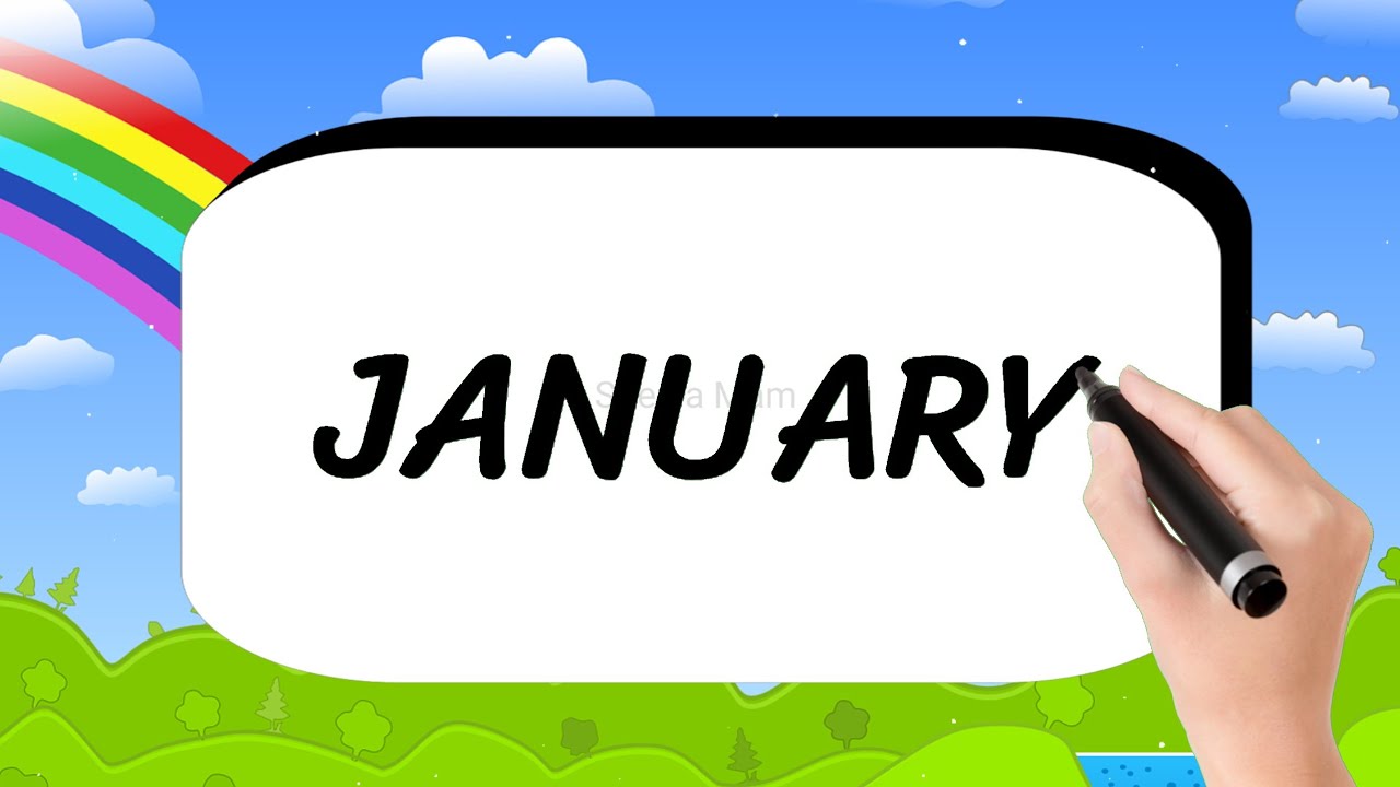 January to December Spelling | Months Name | Months Of The Year ...