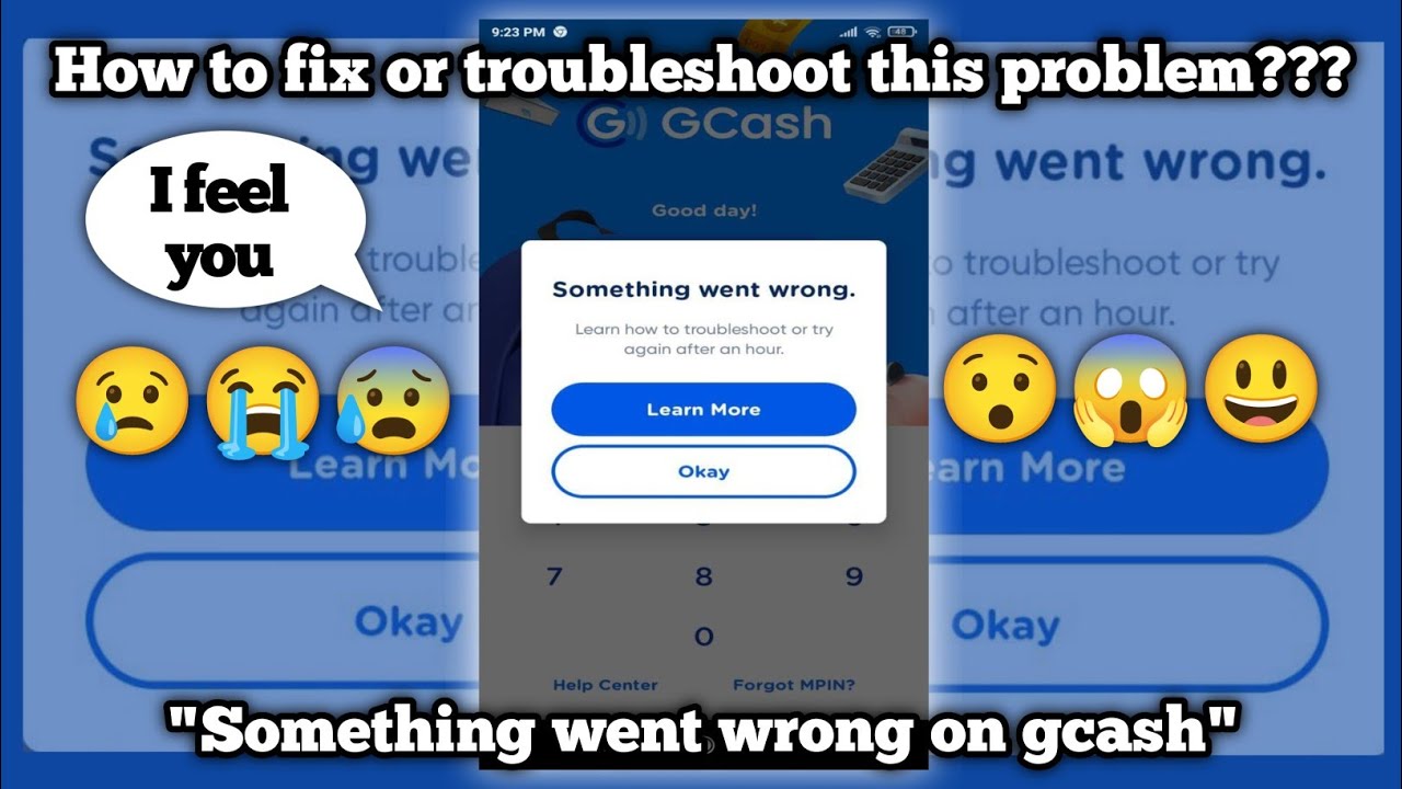 Something went wrong on Gcash / How to troubleshoot Gcash_2024 - YouTube