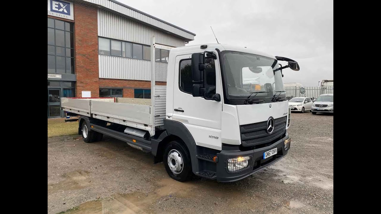 MERCEDES ATEGO 1018 10 TONNE *EURO 6* DROP SIDE FLATBED 2018 - GN67 OVV ...