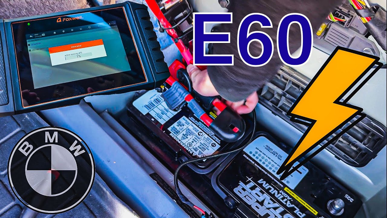 How To Replace, Code and Register BMW E60 5 series Battery Better than the Dealer - YouTube