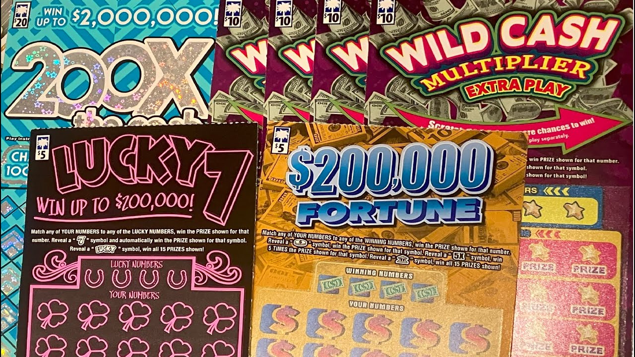 SC Wild Cash Multiplier Extra Play Scratch Off Lottery Tickets. - YouTube