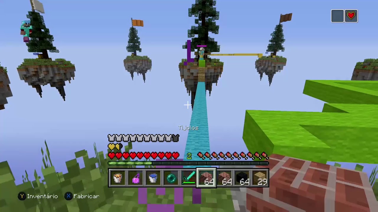 SkyWars e Bed-Wars mapas baixados - YouTube