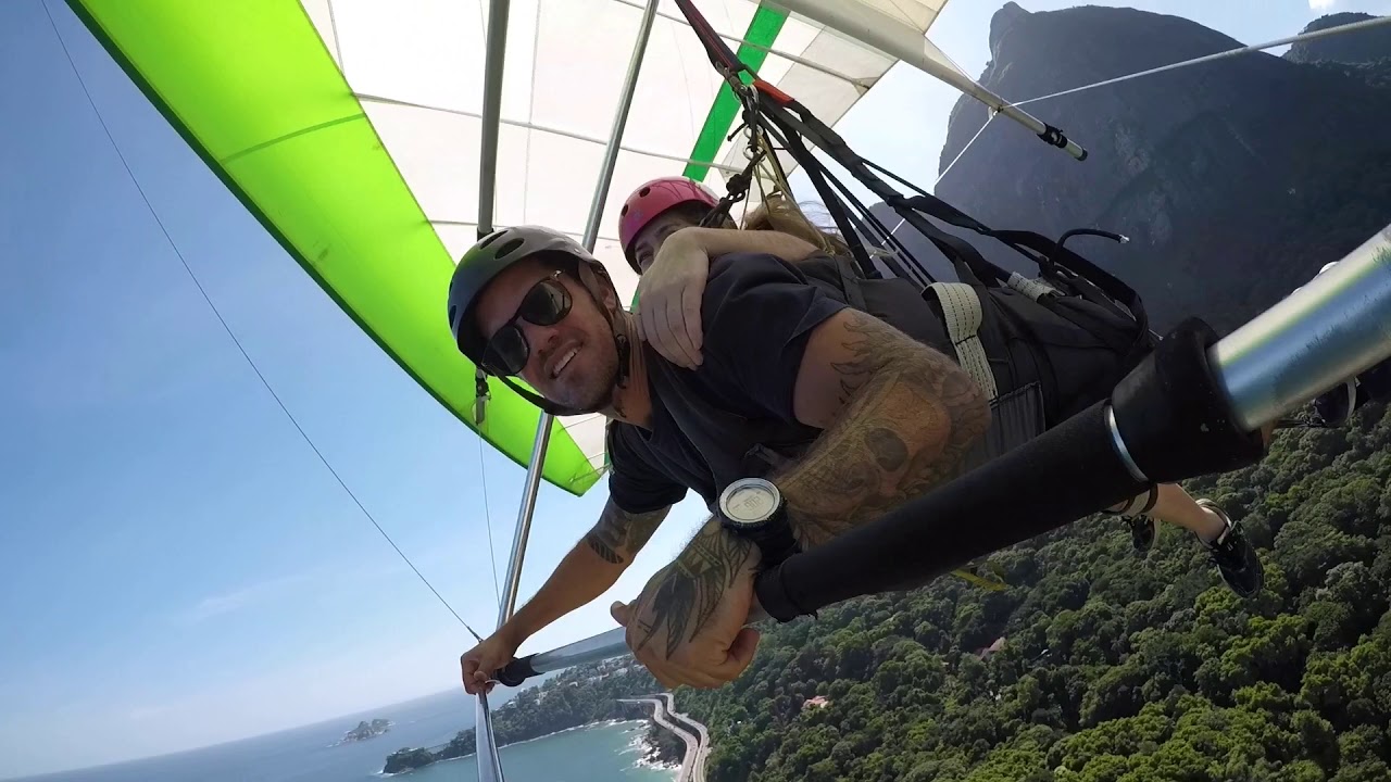 Hand gliding in Rio De Janeiro Brazil ️😊 - YouTube