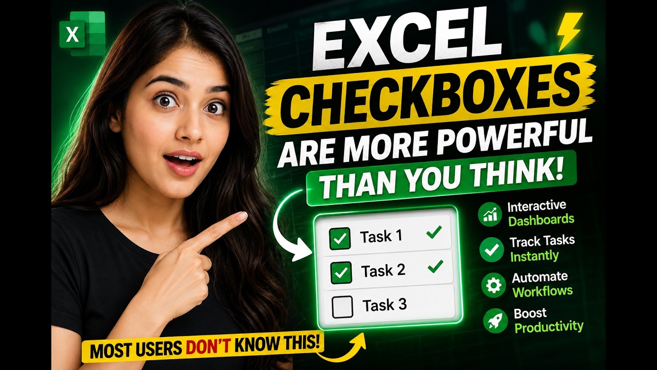 Excel Checkboxes Can Do THIS?! - YouTube