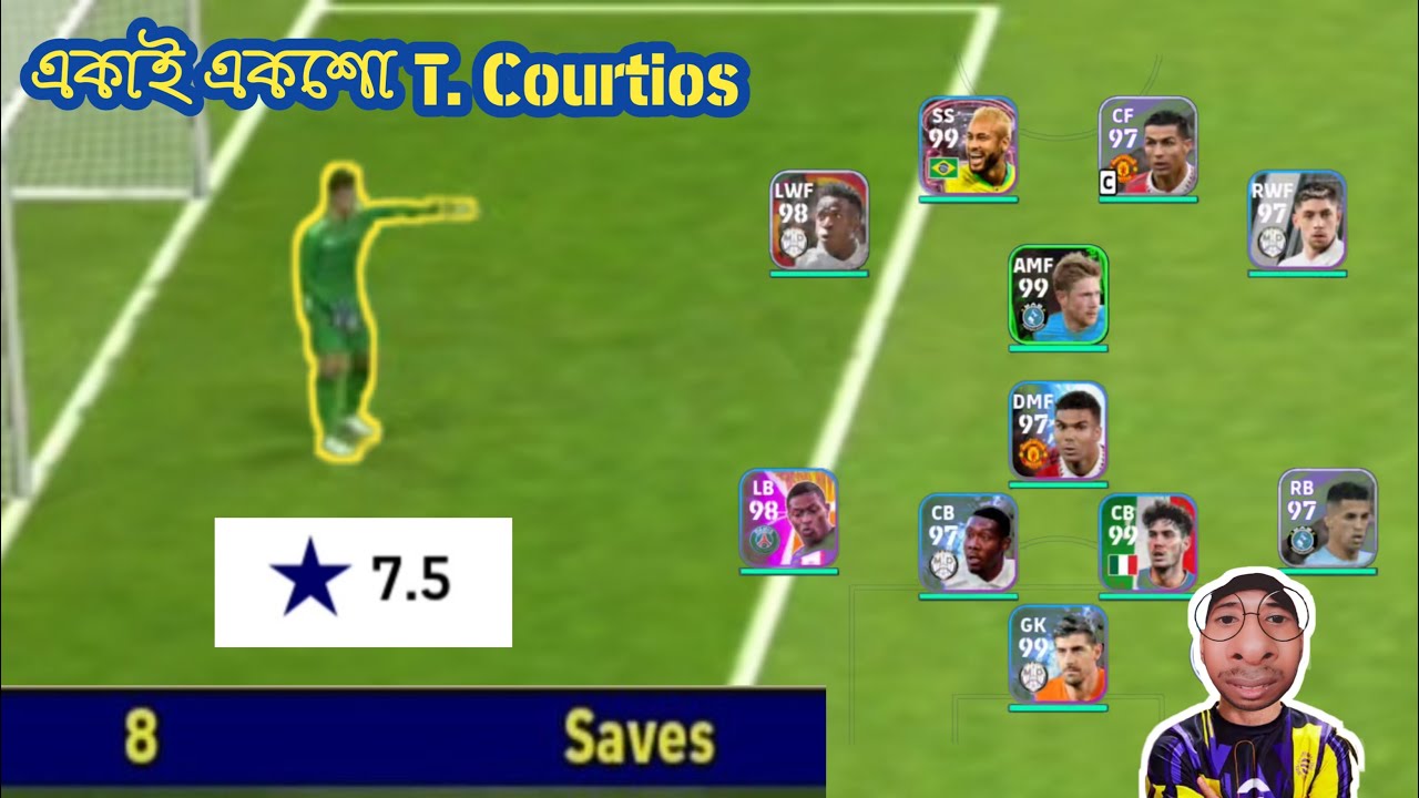 ekai eksho T. Courtios.exe | Mr. Obak | efootball 2023 mobile - YouTube