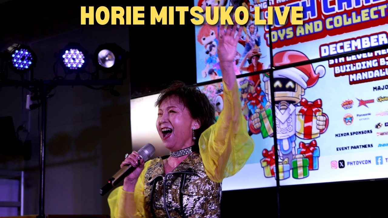 HORIE MITSUKO LIVE IN CHRISTMAS TOYFAIR PHILIPPINES 2023 - SINGING ...