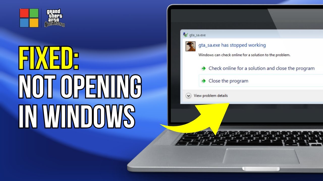 FIX GTA San Andreas Not Opening in Windows 11 / Windows 10 - 2024 - YouTube