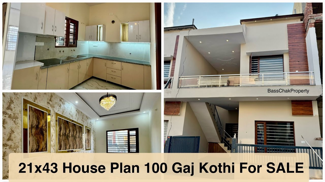 Affordable Independent Kothi For Sale, 21x43 House Plan, Luxury ...