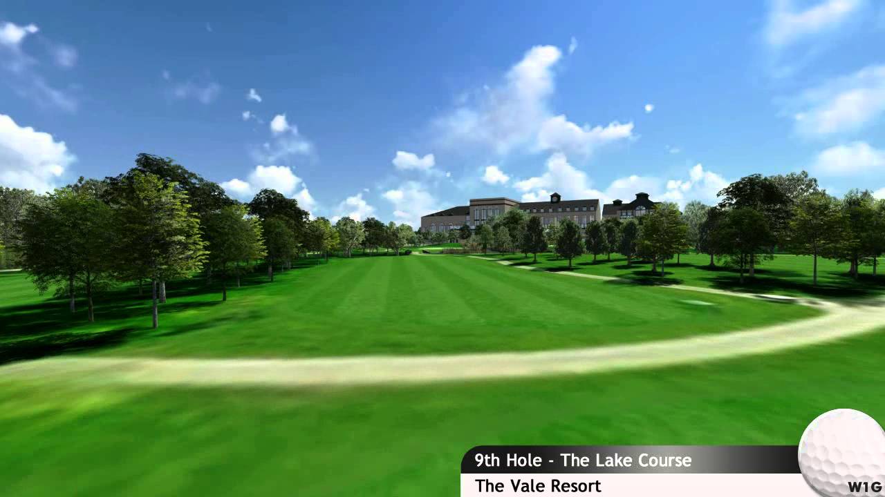 Vale Resort - Hole 9 - Lake Course - YouTube