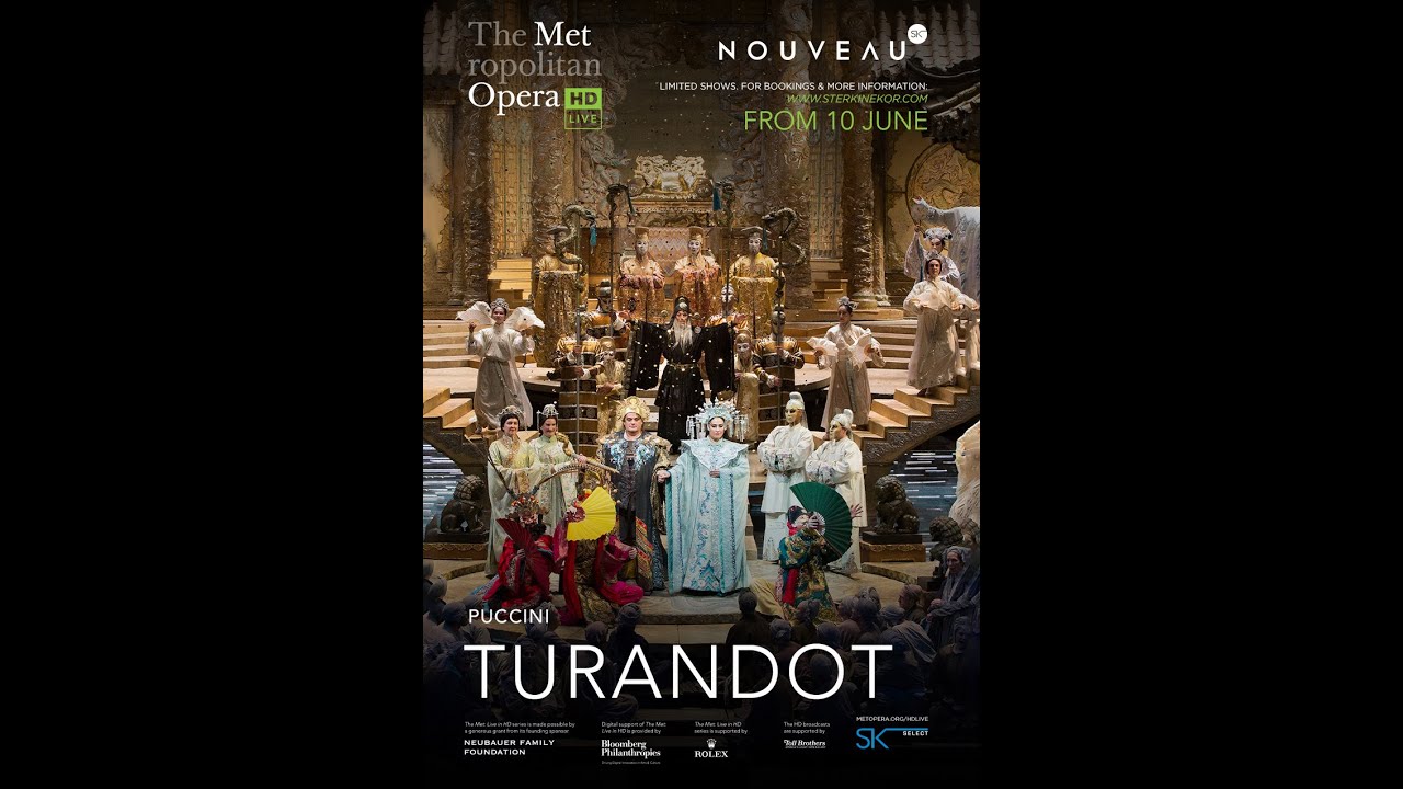 Puccini Turandot' Trailer | The Met Opera HD Live| Ster-Kinekor - YouTube
