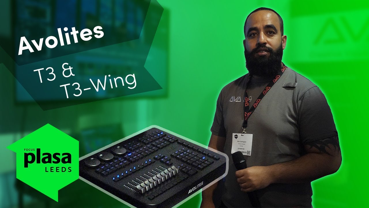 Avolites T3 & T3-Wing - PLASA Leeds 2023 - YouTube