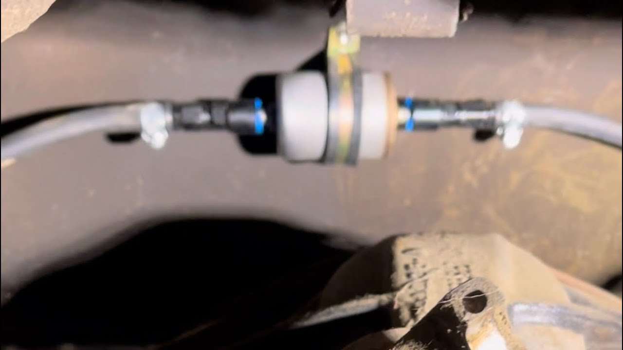 Installing EFI Fuel Lines on a 68 Ford Mustang - YouTube