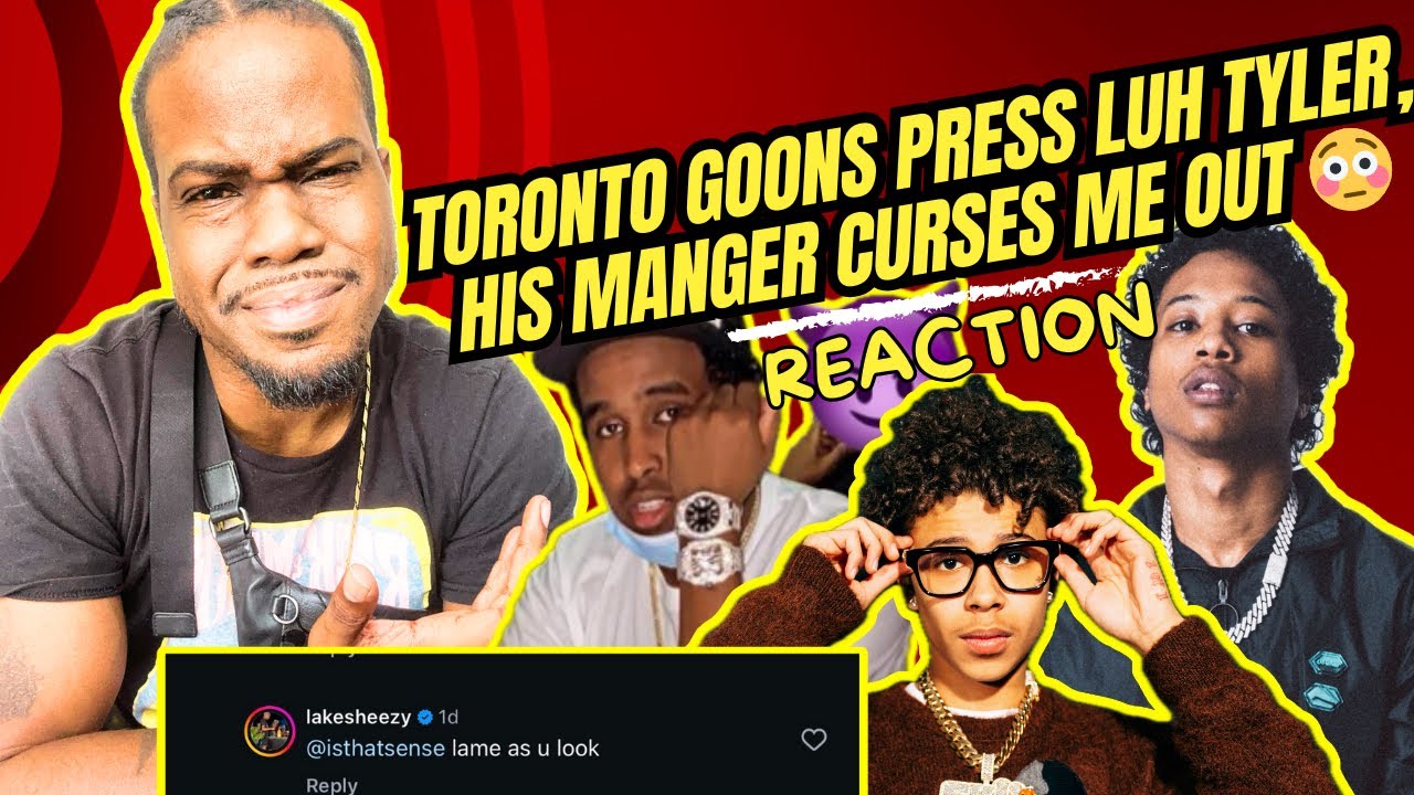 LUH TYLER GETS PRESSED BY 6IX GOONS TOP5 AND PRESSA, HIS MANAGER HAS ...