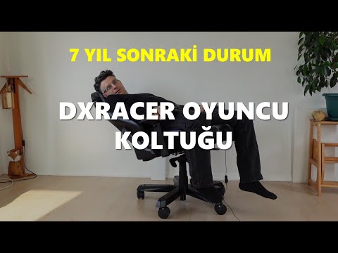 Oyuncu Koltuğu 7 Yıllık Kullanımdan Sonra! Marka: DXRacer King Series