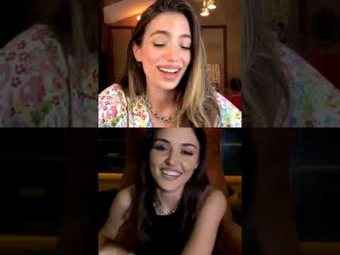 Hande Erçel ve Rachel Araz canlı yayın