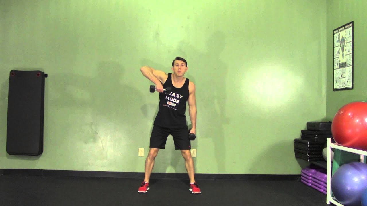 Alternating Dumbbell Snatches - HASfit Cardio Exercises ...