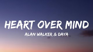 Alan Walker - Heart over Mind ft. Daya (Lyrics) Chords - Chordify