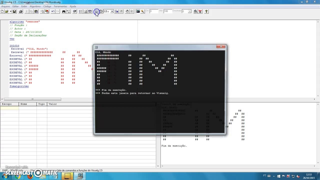 Como baixar o VisualG. - YouTube