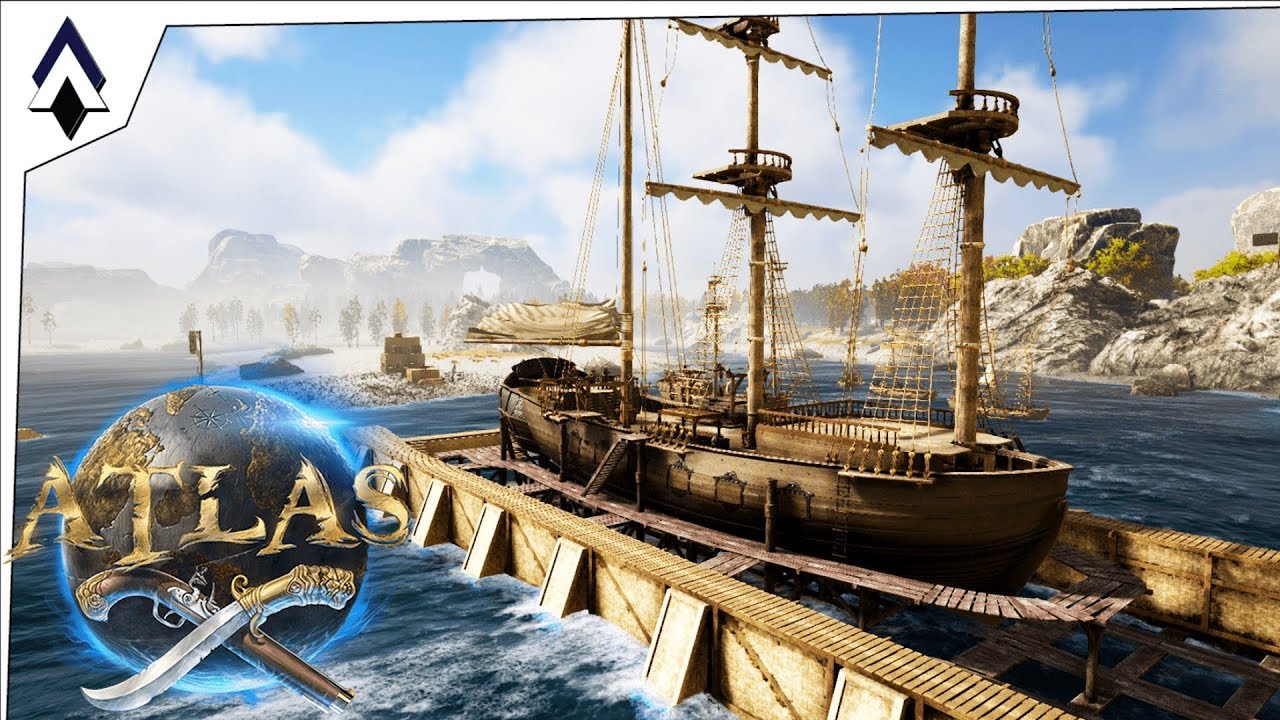 Basic Ship Building : ATLAS : Ep02 : Titan Company : PvP Official - YouTube