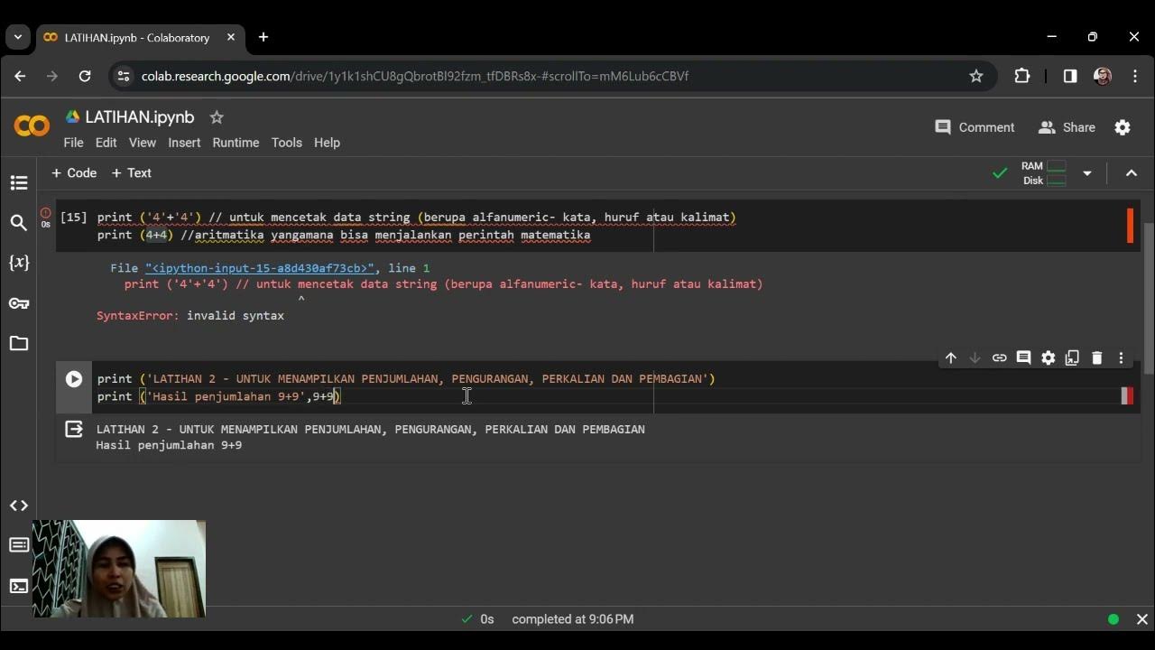Python - fungsi print dan tanda petik - YouTube