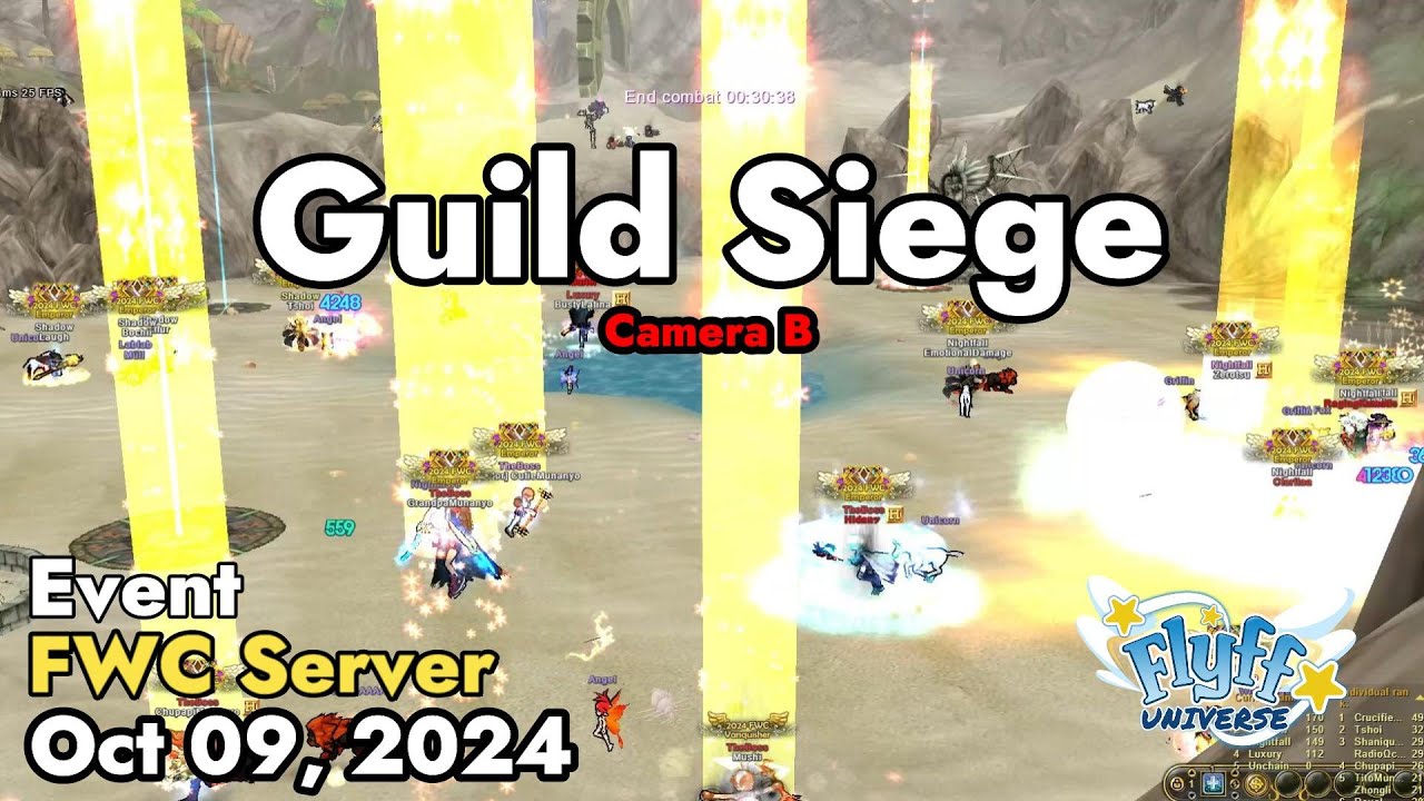 Guild Siege (Flyff World Championship) October 09, 2024 Camera B ...