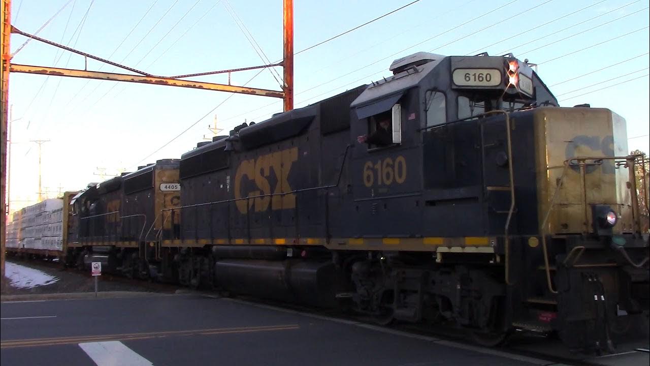 Full HD 60FPS: Conrail Shared Assets SA-31 on the Southern Secondary 2/25/21 - YouTube