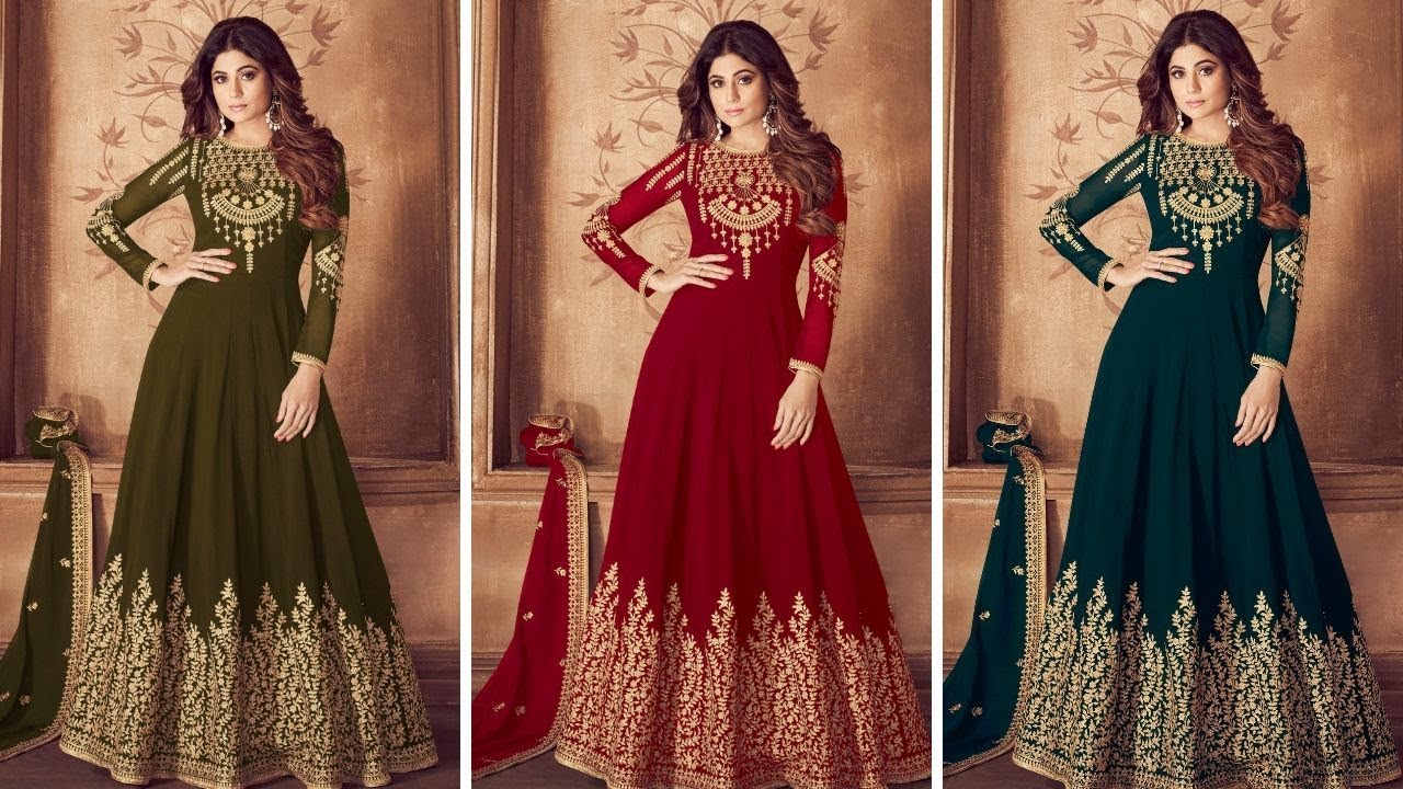 latest designer anarkali design/latest cotton anarkali design||2018 ...