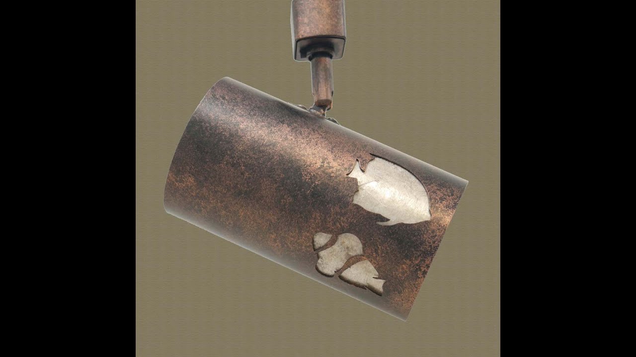 TH511 Tropical Fish Coastal Style Track Light - YouTube