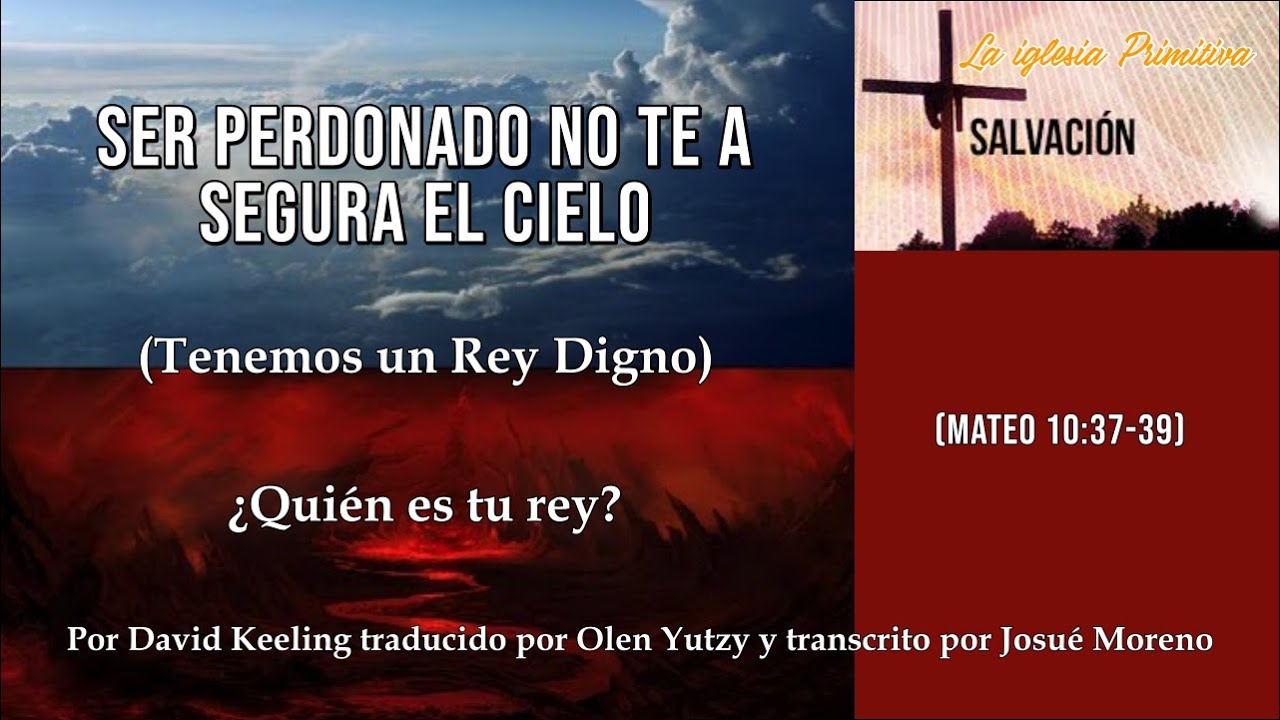 Ser perdonado no te asegura el cielo - YouTube